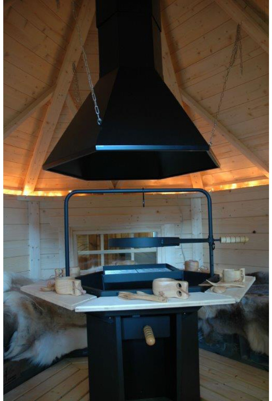 Grillikota Fimex Touho 6-kulmainen sis. grillipaketin 5,7 m² (993)lisäkuva