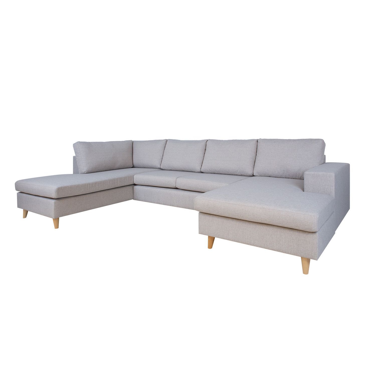 Kulmasohva Home4You Harald 318x185/140cm, 4-istuttava, vasen, beige | Taloon.com