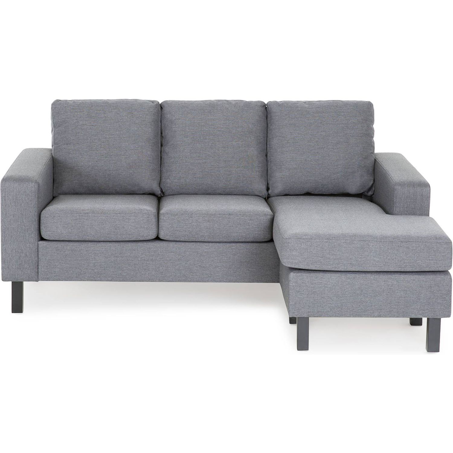 Divaanisohva Armas kolmen istuttava oikea harmaa | Taloon.com