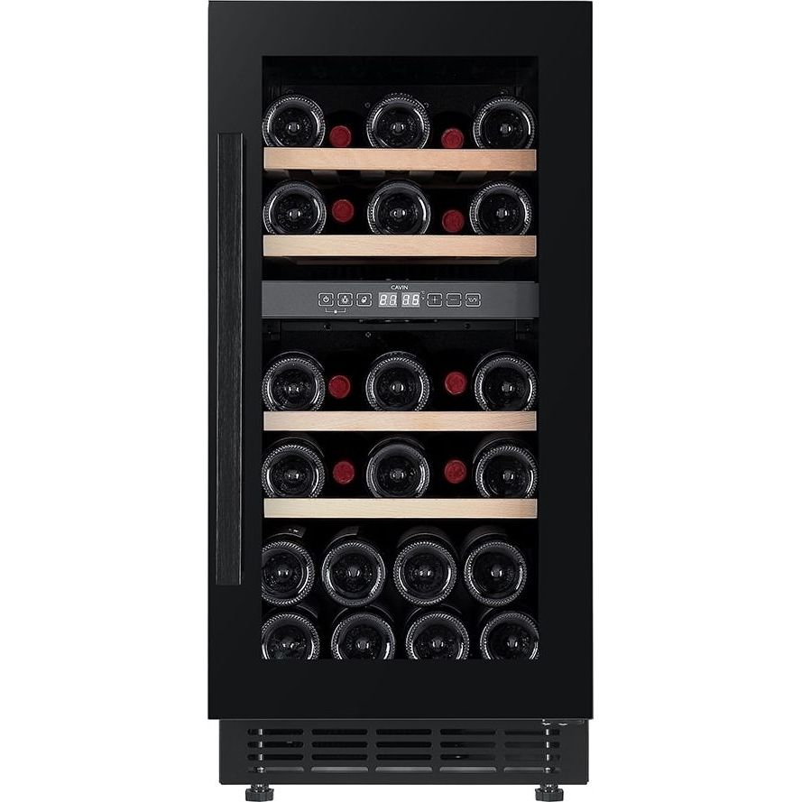 Viinikaappi Cavin Arctic Collection 40D Fullglass musta integroitava ...