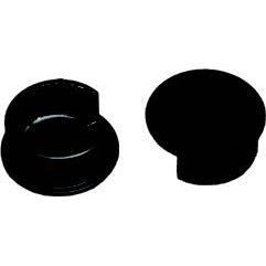Käsijohteen päätyosa Dolle Clean Black musta 2kpl
