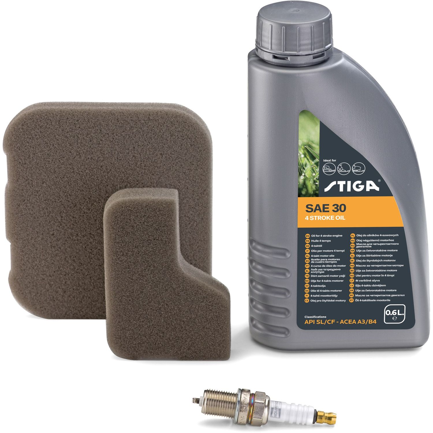 Huoltosarja moottorille Stiga ST 120/140 | Taloon.com