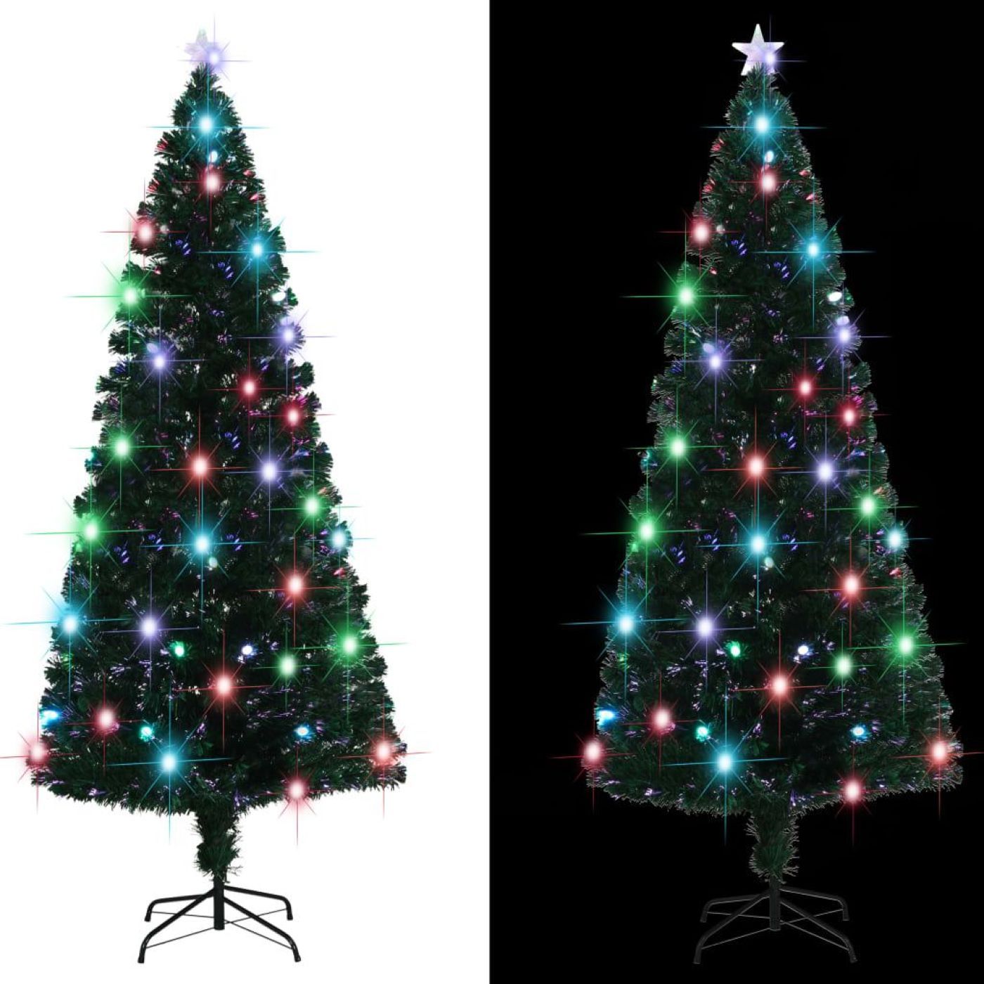Tekojoulukuusi jalustalla, LED, 210cm, 280 oksaa | Taloon.com