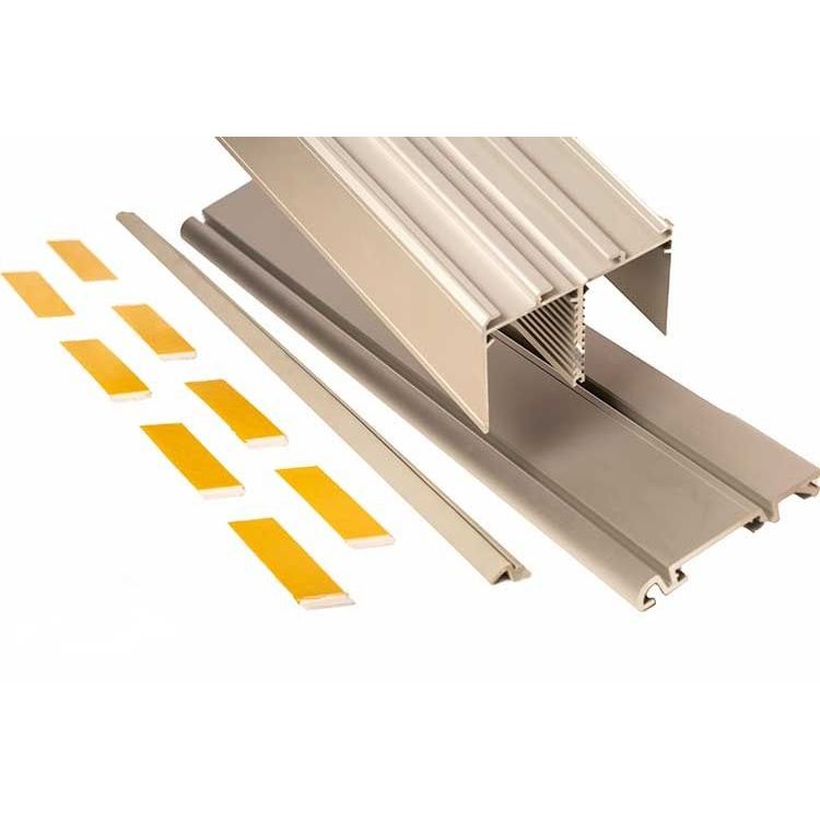 Liukuoven kiskot FlexiSlide 6, lattiaan ja kattoon, eri vaihtoehtoja