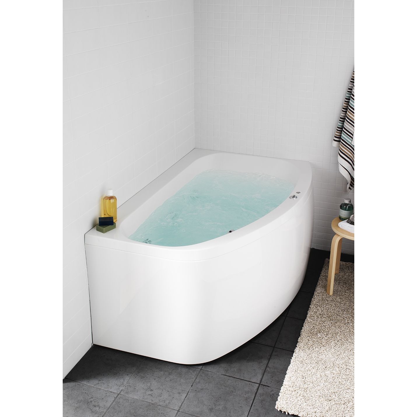 Poreamme Hafa Aqua Deluxe, 160L, valkoinen