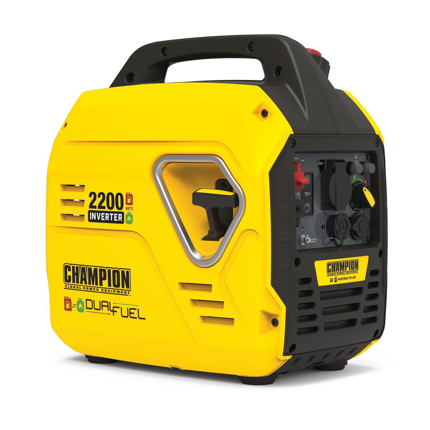 Invertterigeneraattori Champion 2200 W Dual Fuel The Mighty Atom