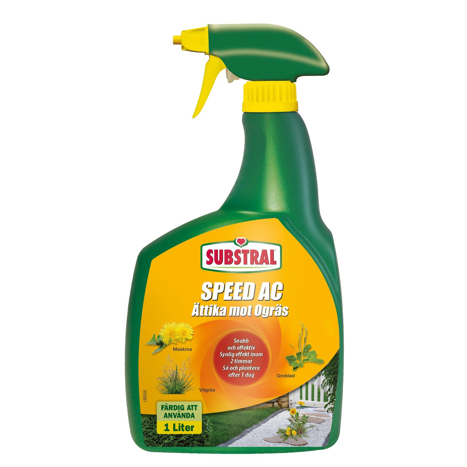 Rikkakasvien hävittäjä Weibulls Substral Etikka 1l spraypullo | Taloon.com