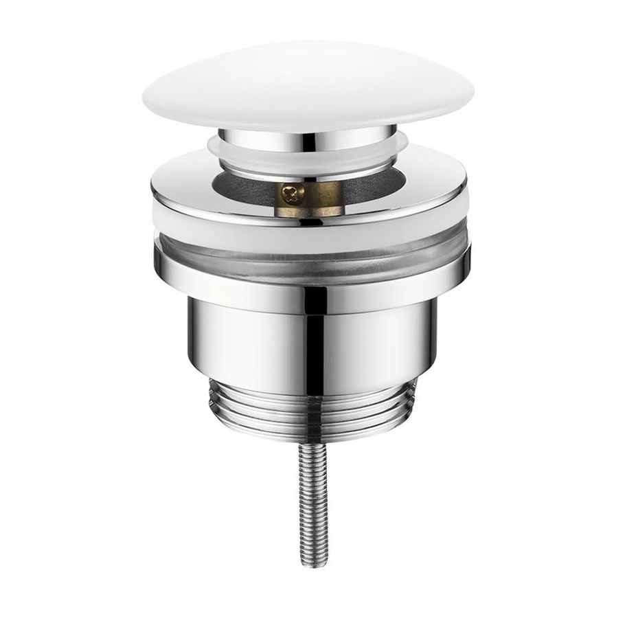 Pohjaventtiili Interia Ceramic, pop-up, ylivuotosuojalla, valkoinen ...