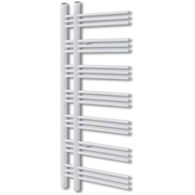 Kylpyhuoneen keskuslämmitys pyyheteline e-muoto 600x1400 mm | Taloon.com