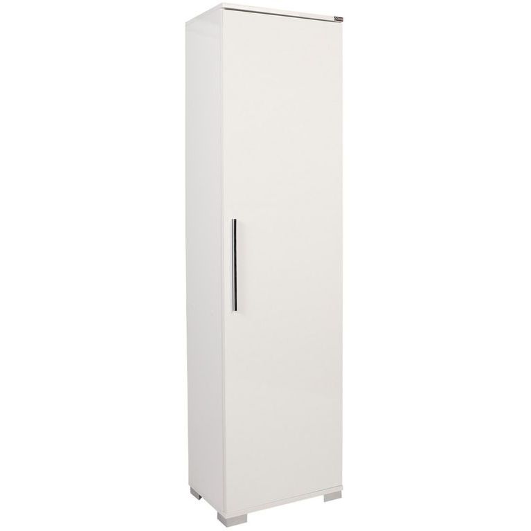 Kapea kaappi Linento Furniture ADR-405-PP-1, 45x169cm, valkoinen
