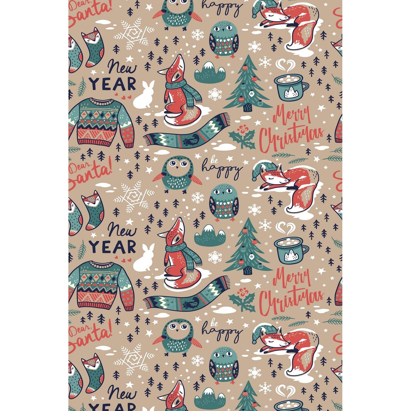 Joulumatto Linento HMNT152, 80x200cm, beige | Taloon.com