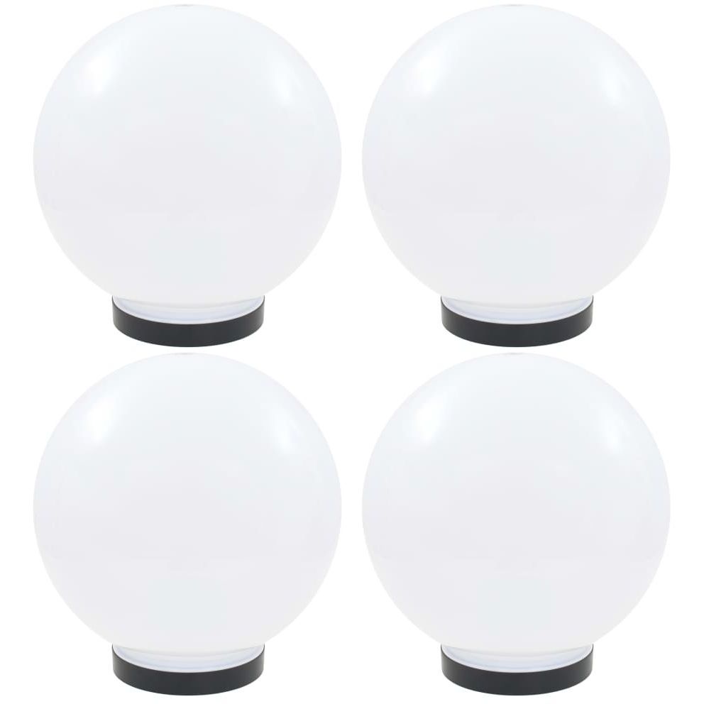 Led-pallovalaisimet 4 kpl 25 cm akryyli