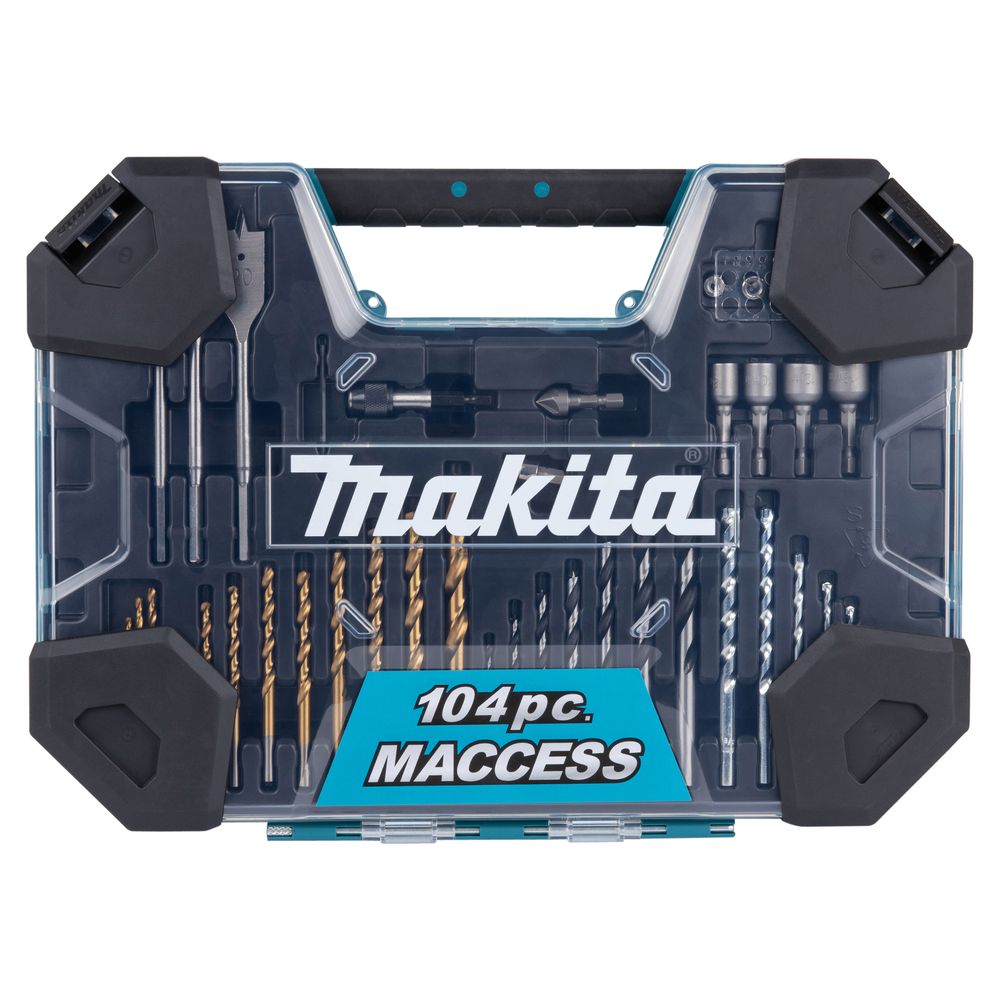 Poranterä-/kärkisarja Makita E-22604, 104-osainen