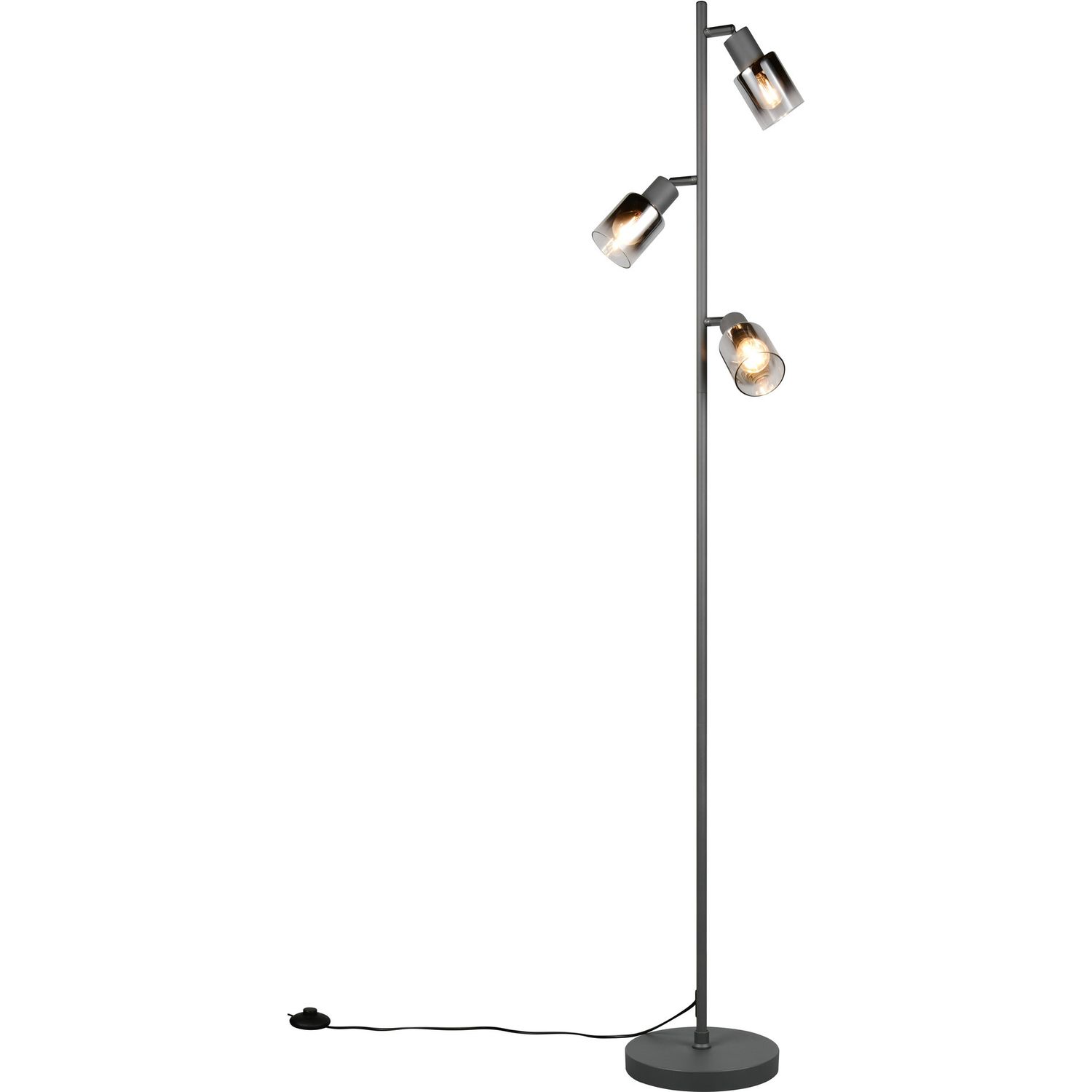 Lattiavalaisin Trio Cadiz 3-osainen 154cm E14 | Taloon.com