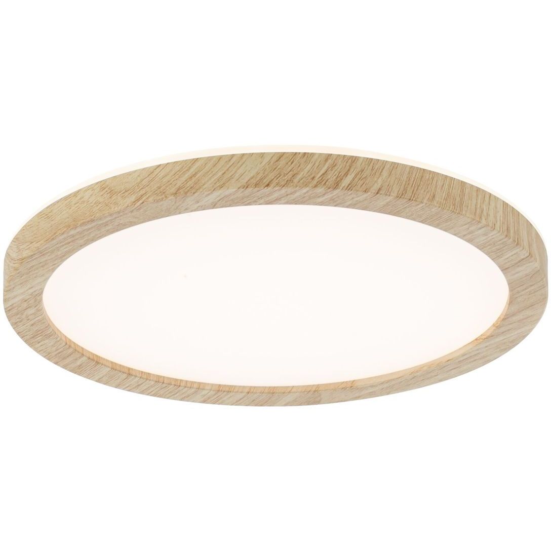 LED-paneeli Paulmann Atria Shine Backlight, pyöreä, puunruskea, eri ...