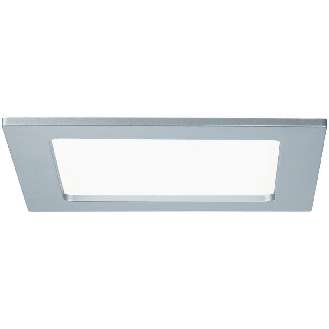 Upotettava LED-paneeli Paulmann, IP44, 16.5x16.5cm, 12W, 4000K, mattakromi