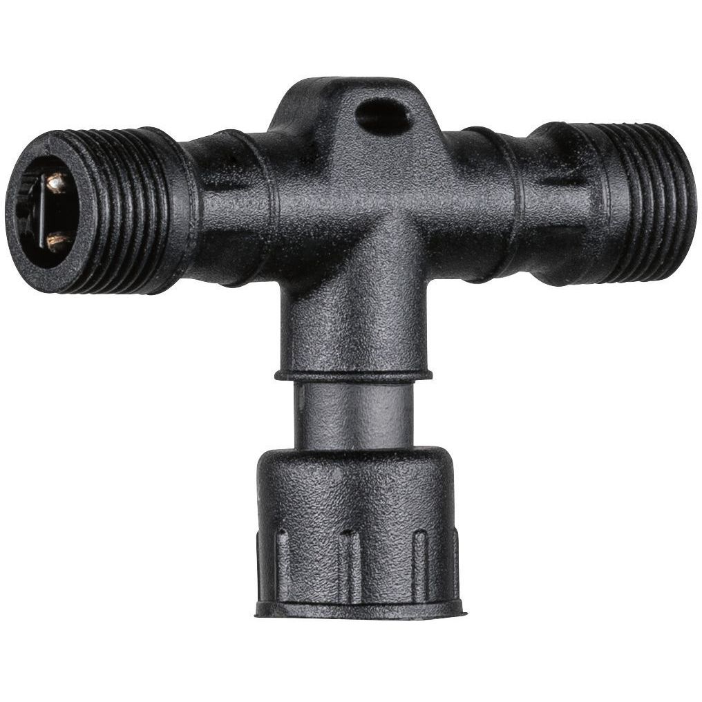 T-liitin Paulmann Park + Light, IP67, musta | Taloon.com