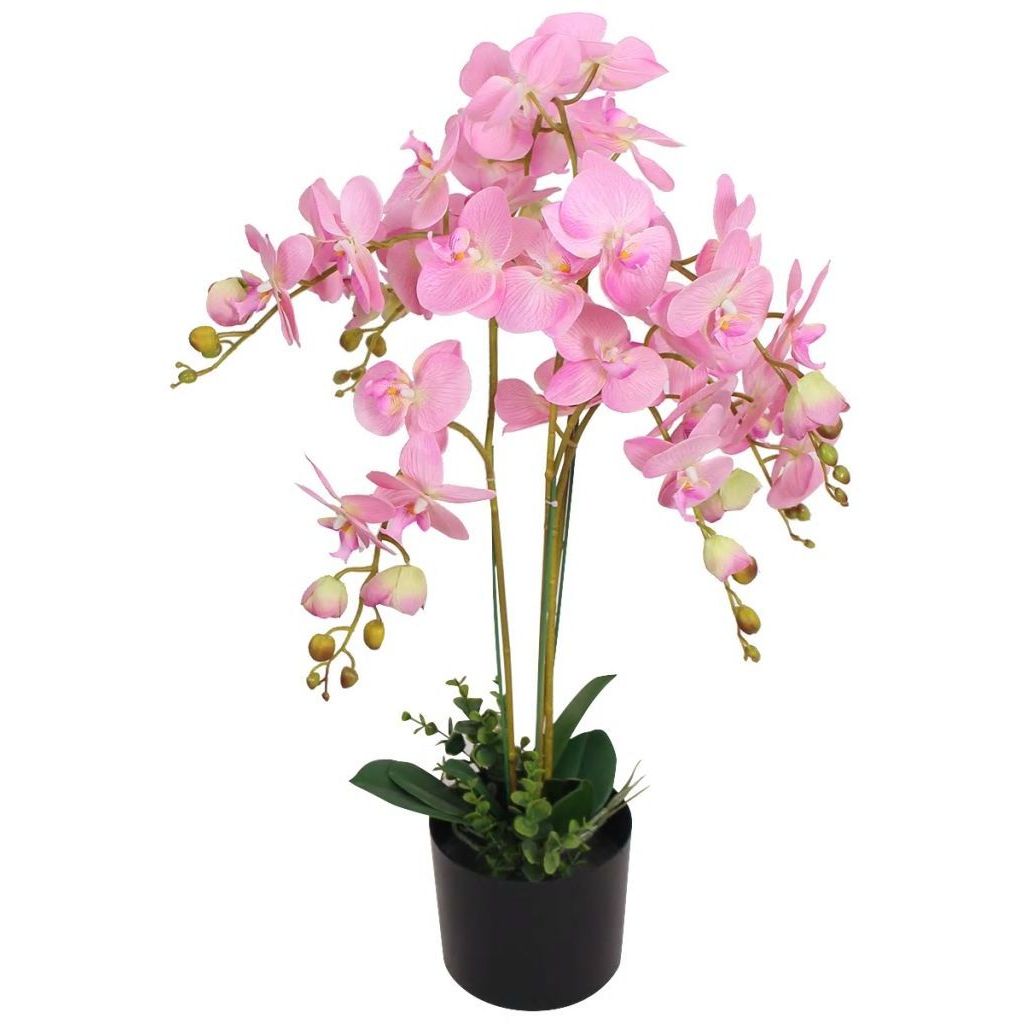 Tekokukka ruukulla orkidea 75 cm vaaleanpunainen
