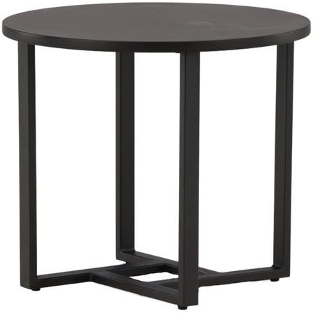 Sohvapöytä Venture Home Lawton, ⌀50cm, musta | Taloon.com