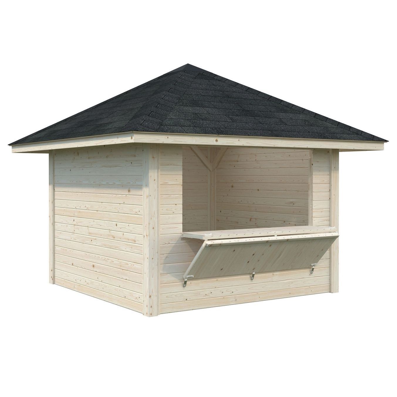 Kioski Palmako Bianca Set 104, 8,3 m² | Taloon.com