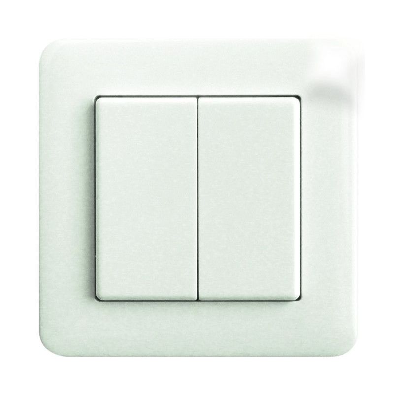 Langaton ja paristoton painike Eltako FT55ES-wg Exxact kalustesarjaan ...