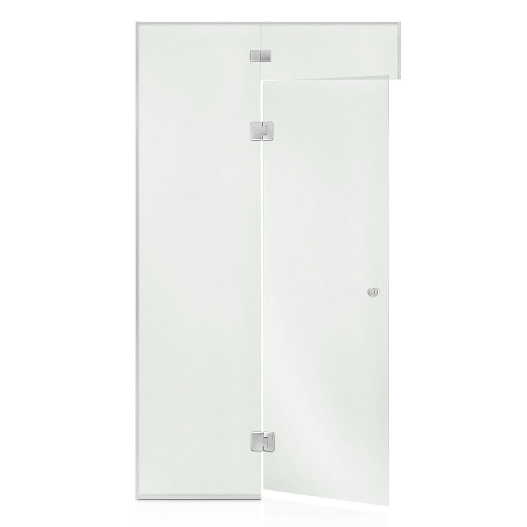 Saunan lasiseinä Andres Glass, ovi, lisäpala, korkea ikkuna, saranat ...