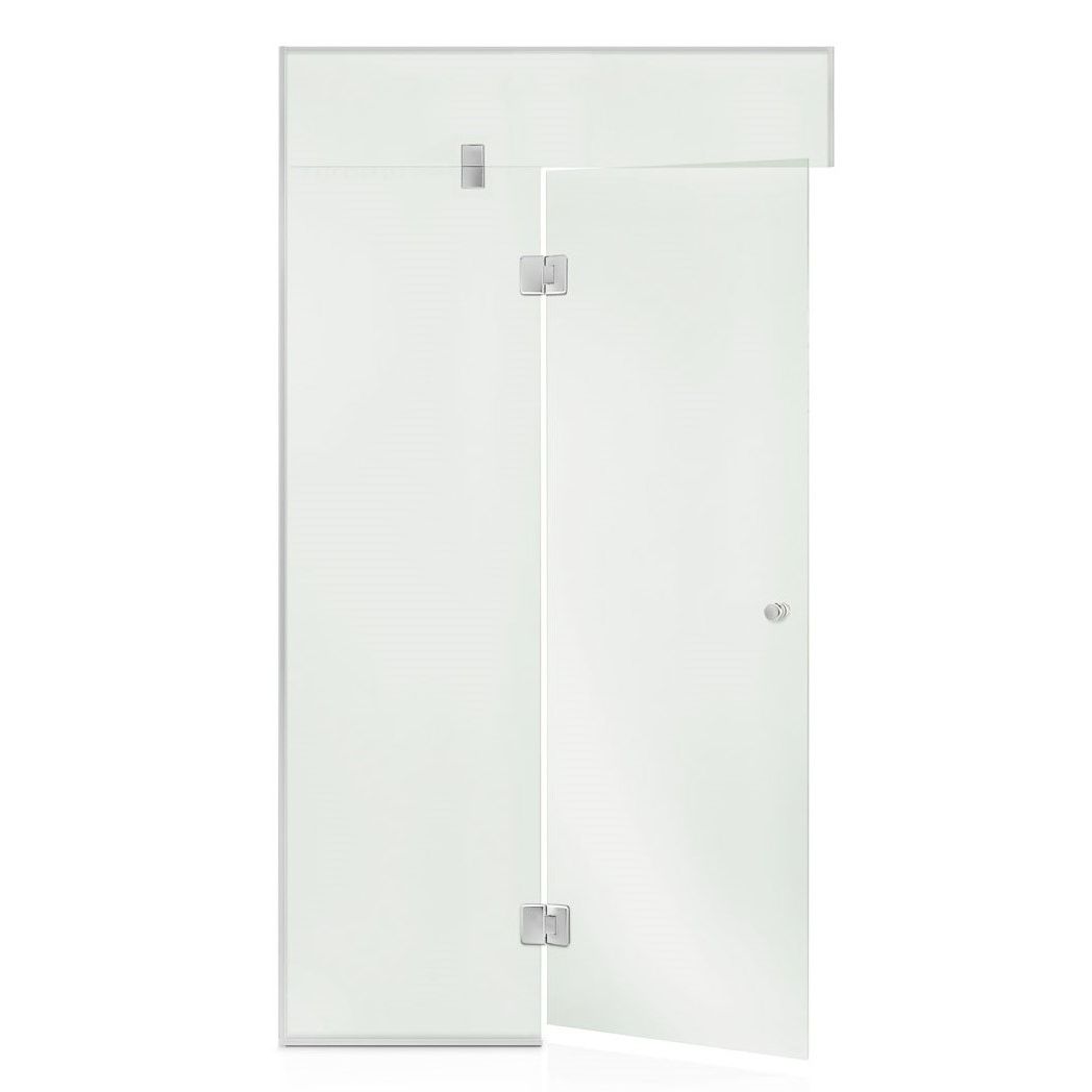 Saunan lasiseinä Andres Glass, ovi, iso lisäpala, korkea ikkuna ...