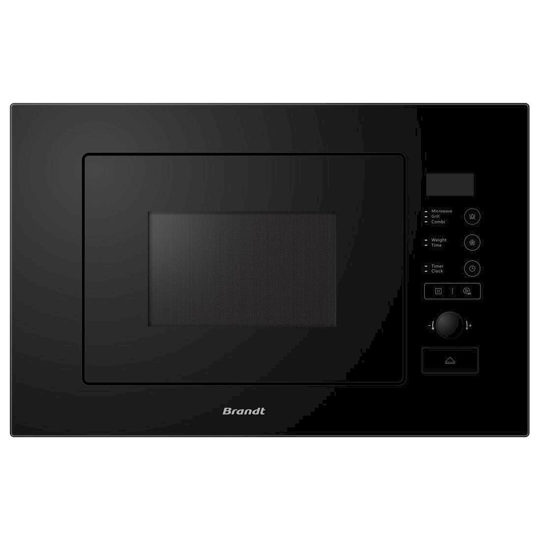 Mikroaaltouuni Brandt BMG2508B, 594x382x355mm, musta, integroitava ...