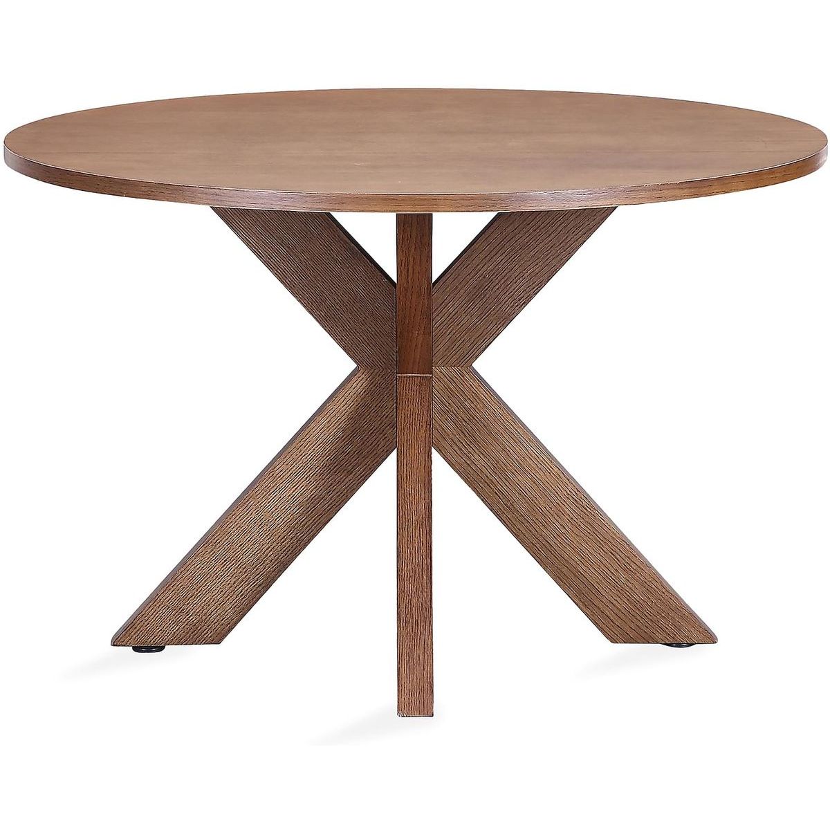 Ruokapöytä Bayview 120cm pyöreä ruskea | Taloon.com