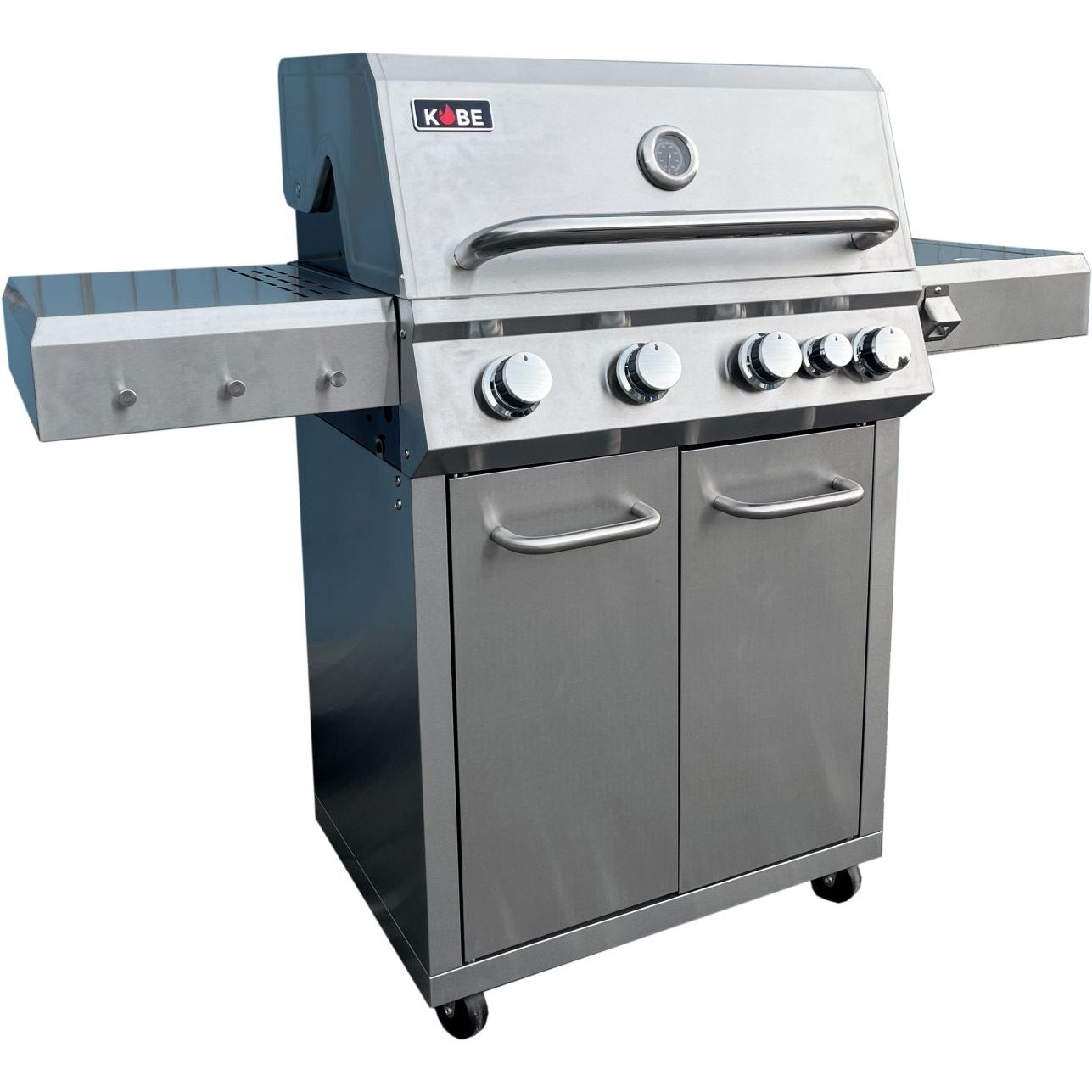 Kaasugrilli Kobe Premium, 4 poltinta, sivukeitin, rst | Taloon.com