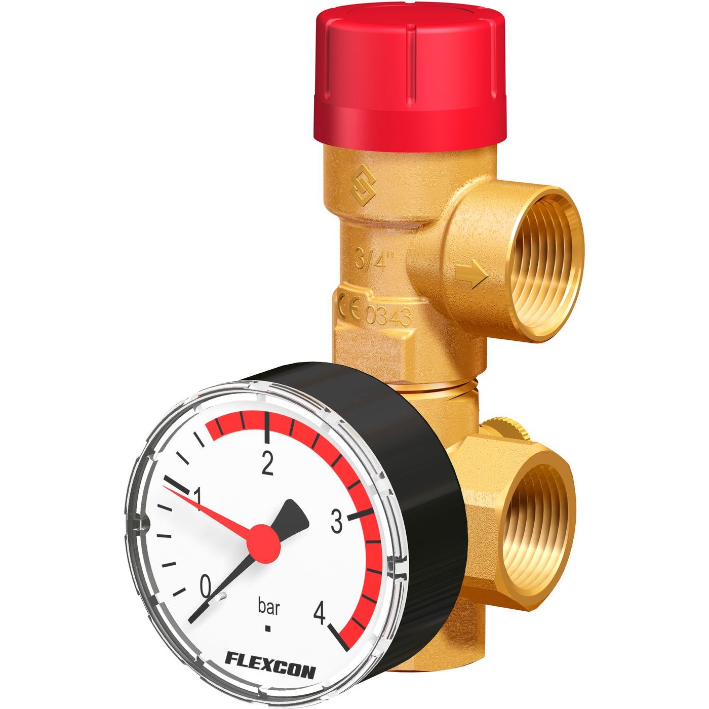 Paisunta-astian kytkentäsarja Flamco Flexcon SG 3/4" 1.5bar | Taloon.com