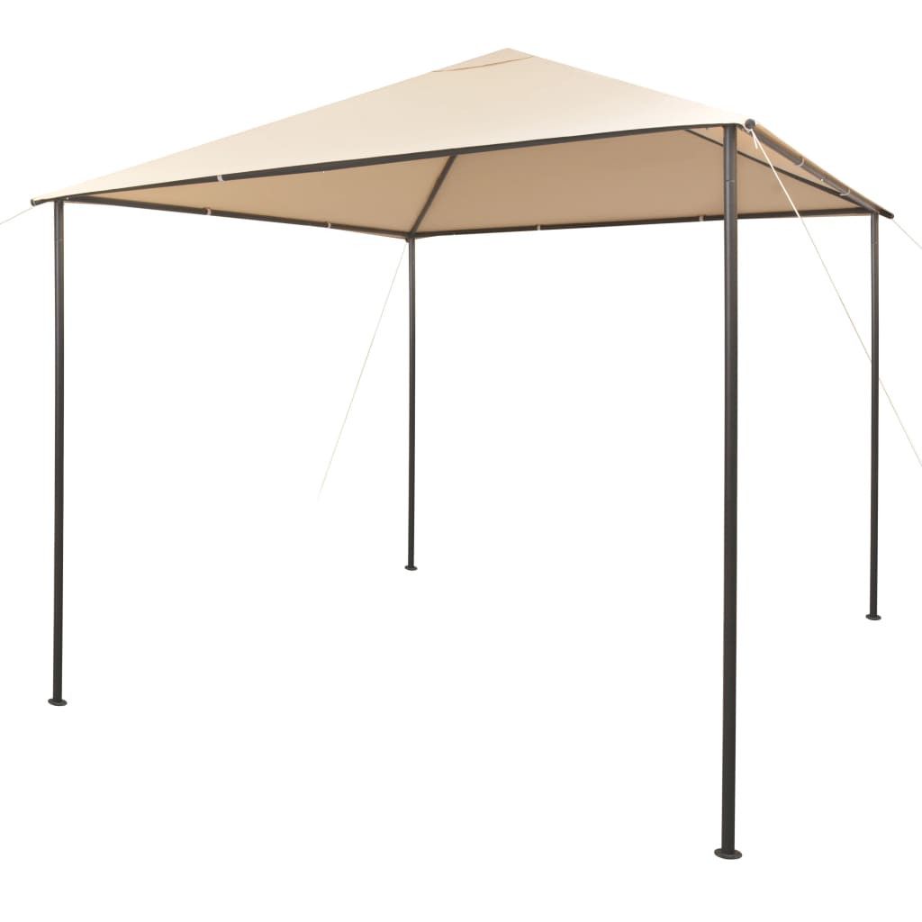 Puutarhakatos/paviljonki 3x3 teräs beige | Taloon.com