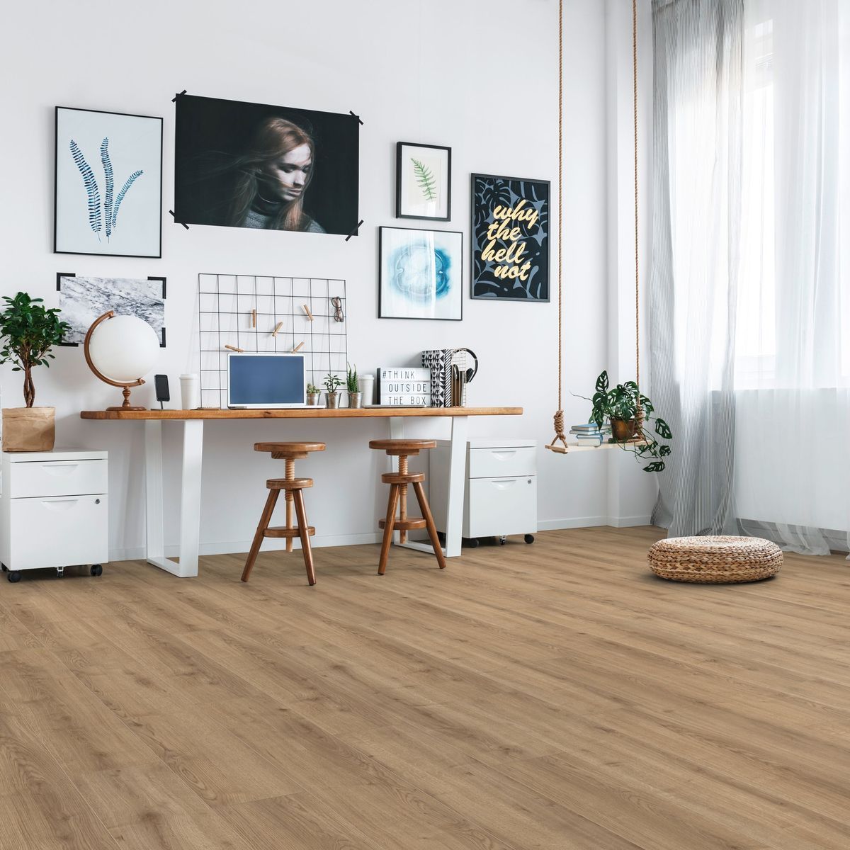 Laminaatti Rooms Suite 822 Luxor Oak Gold, vaaleanruskea | Taloon.com