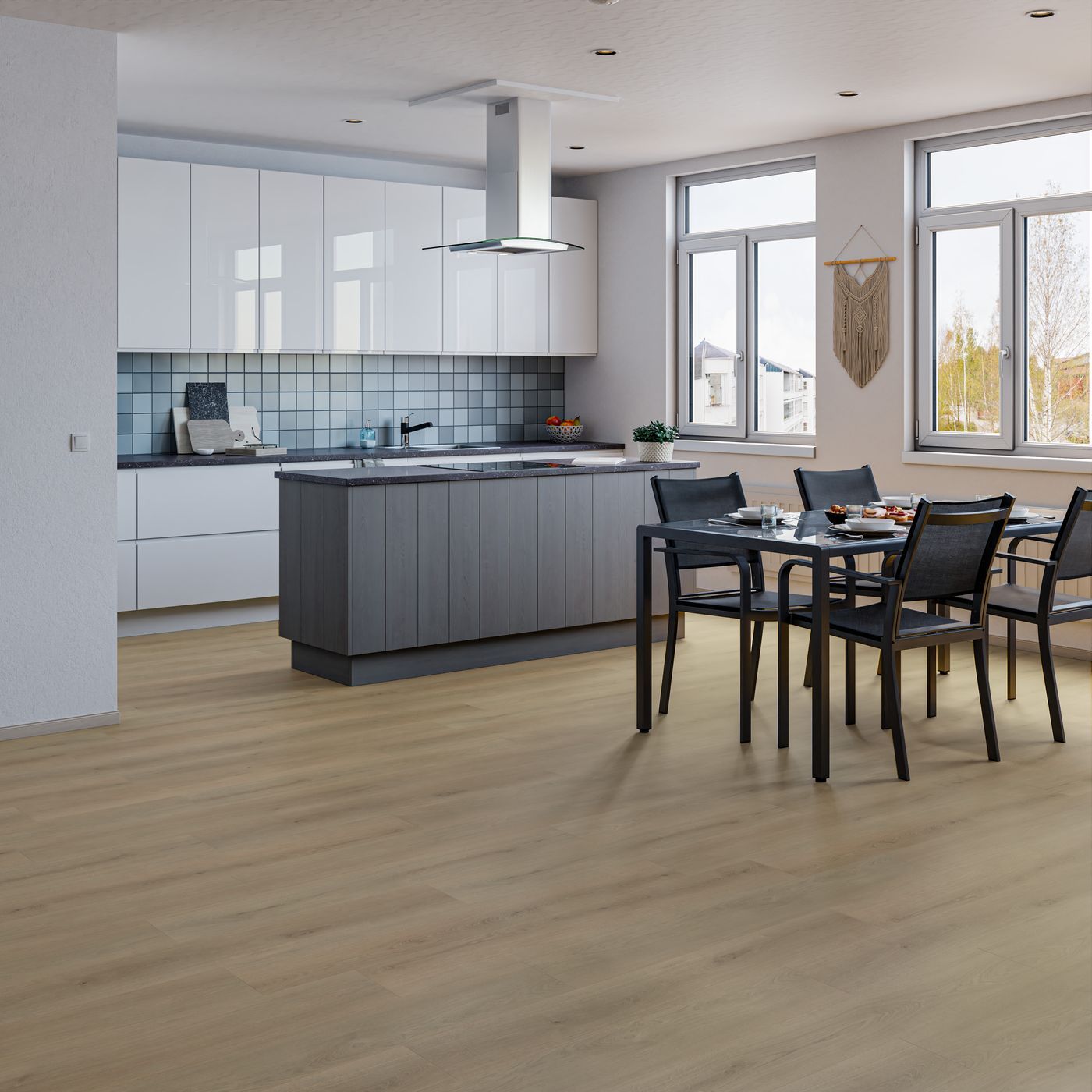 Vinyylilankku Karitma Premium Rigid Vinyl 7012 Woodland Oak ...