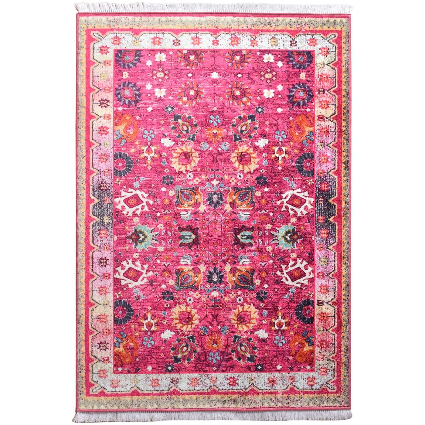 Matto Linento Retro pinkki, eri kokoja | Taloon.com