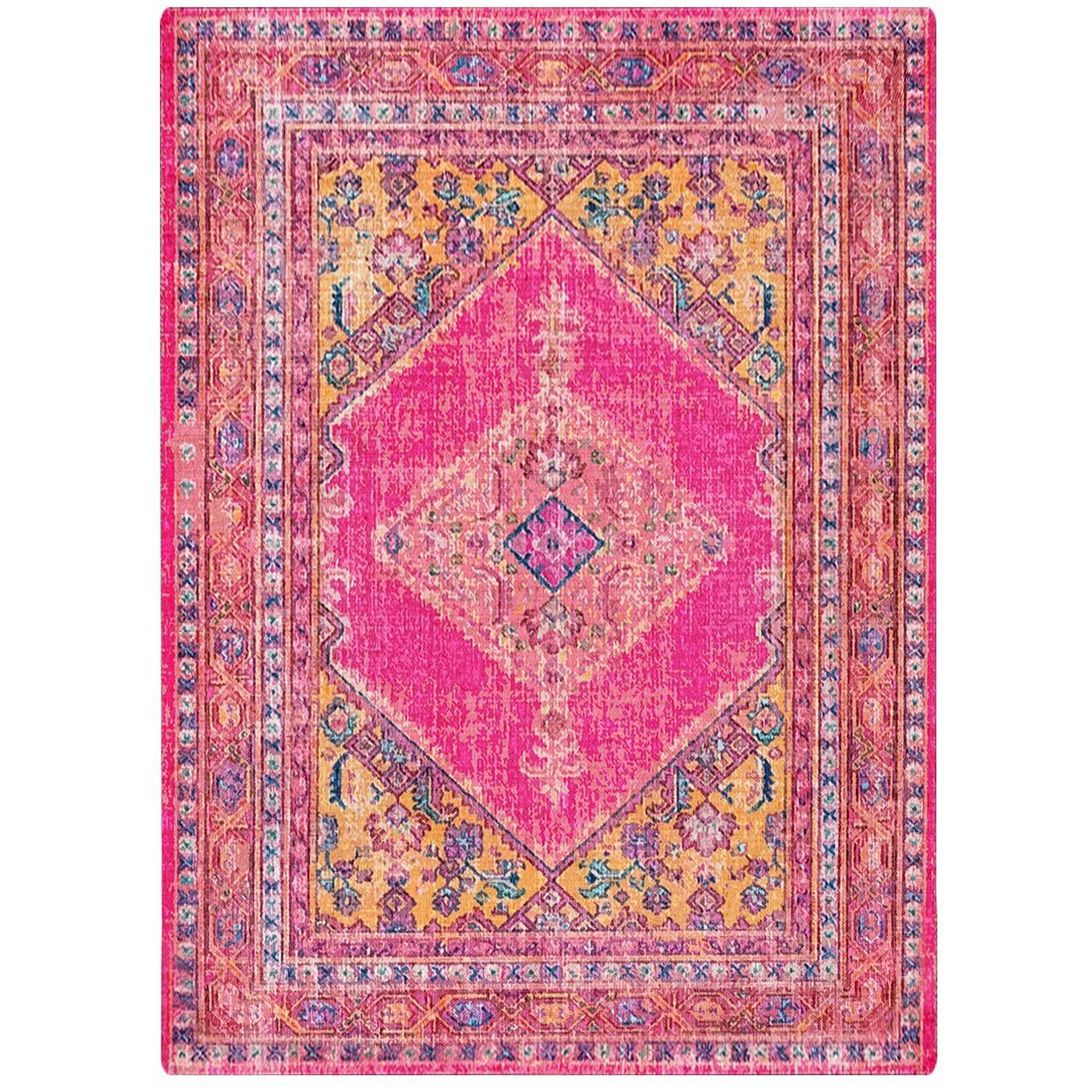 Matto Linento Sonrisa 140x190cm pinkki | Taloon.com