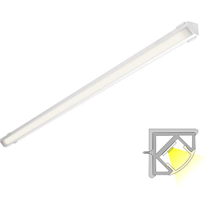 LED-profiili ja LED-nauha Limente Corner COM 3000K, IP44, eri ...