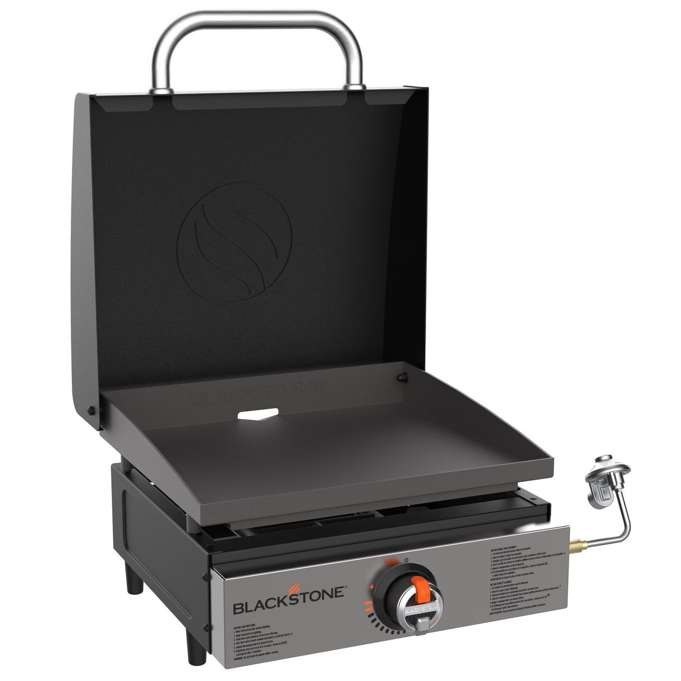 Parilagrilli Blackstone 17", kannella, kaasu, 1 poltin | Taloon.com