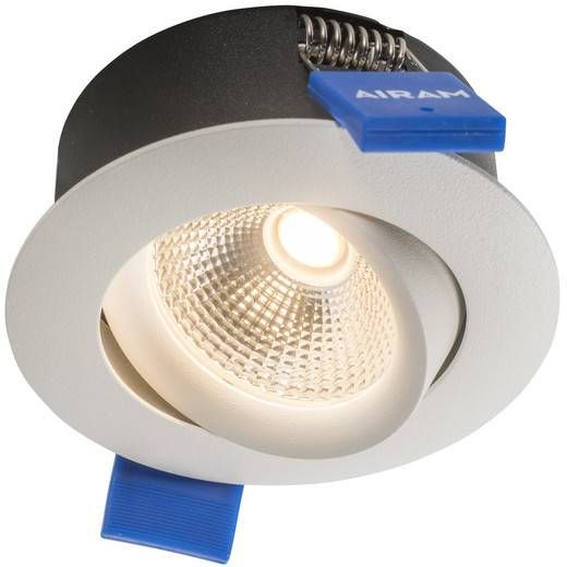 LED-alasvalo Airam Compact Ø80x39 mm IP44 5W/830 himmennettävä ...