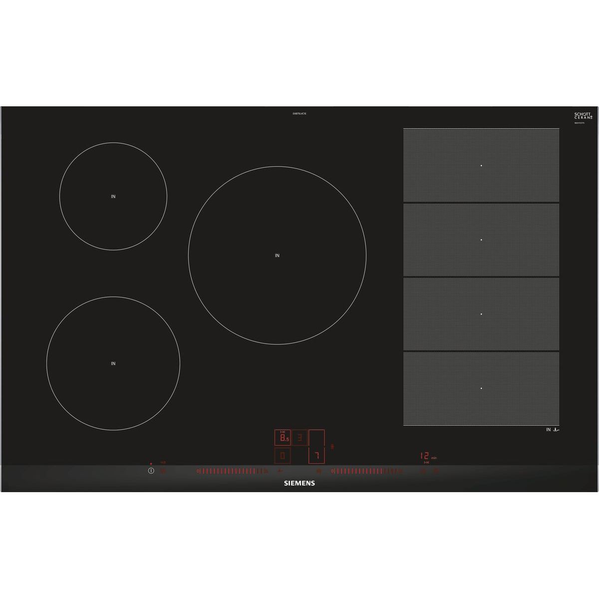 Induktiotaso Siemens iQ700 EX875LVC1E 80cm | Taloon.com