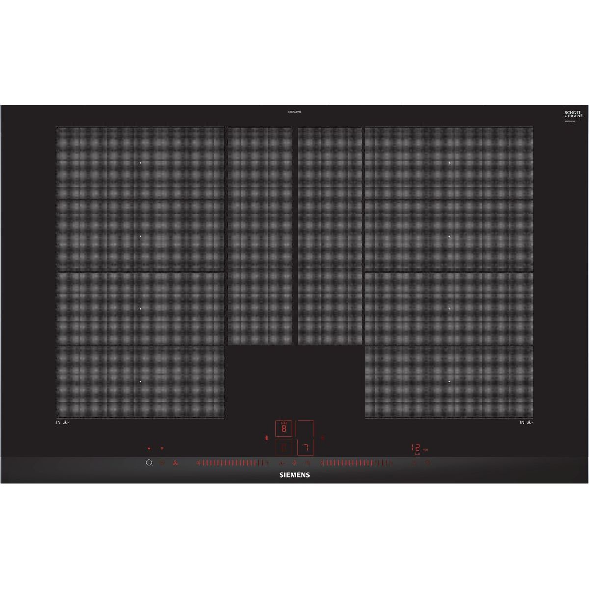 Induktiotaso Siemens iQ700 EX875LYV1E 80cm | Taloon.com