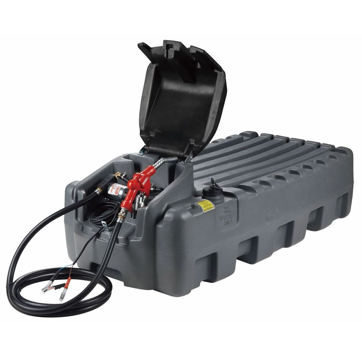 Dieselsäiliö GXT, kapea malli, 400 litraa, 12V pumpulla | Taloon.com