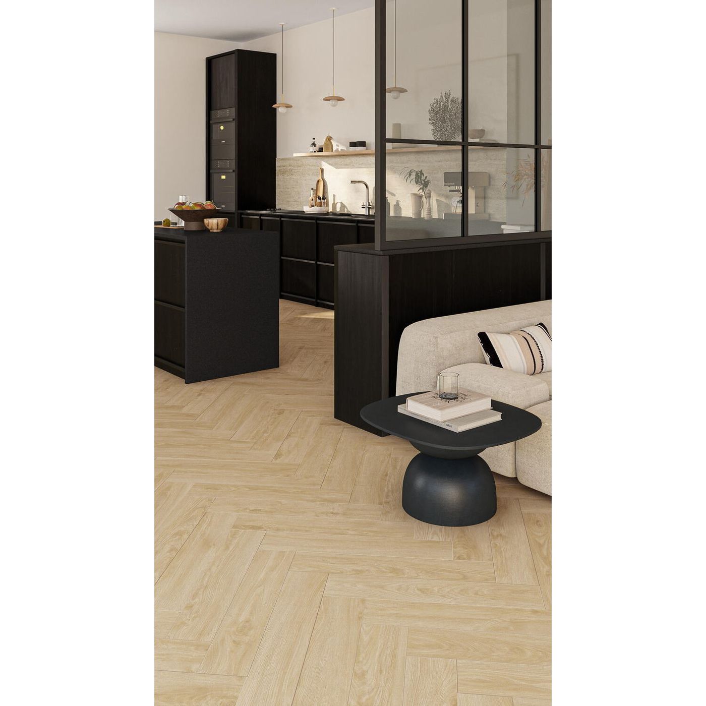 Laminaatti Tarkett Woodstock Herringbone Verona Oak Sand | Taloon.com