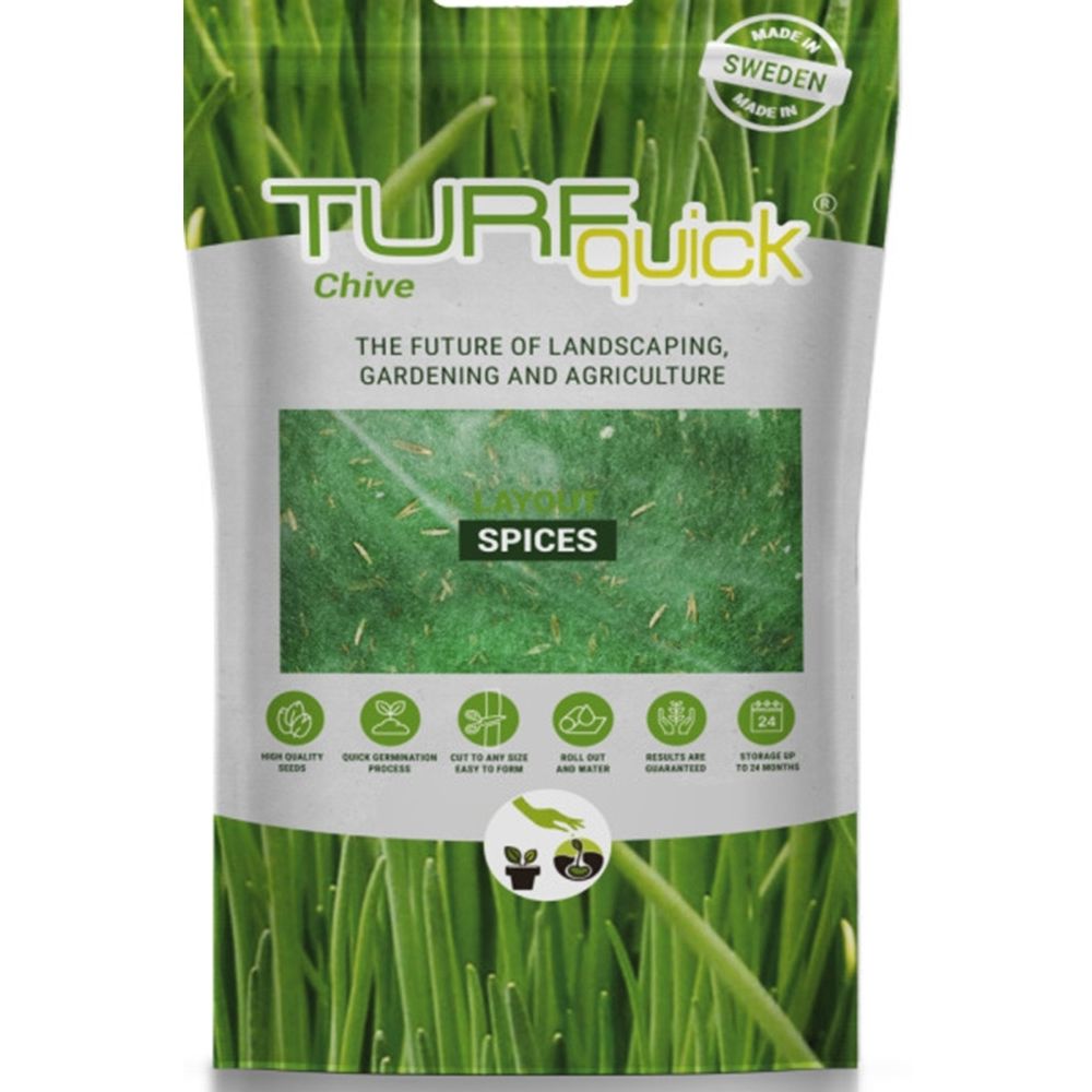 Ruohosipulin siemenet Turfquick, kasvualustalla | Taloon.com