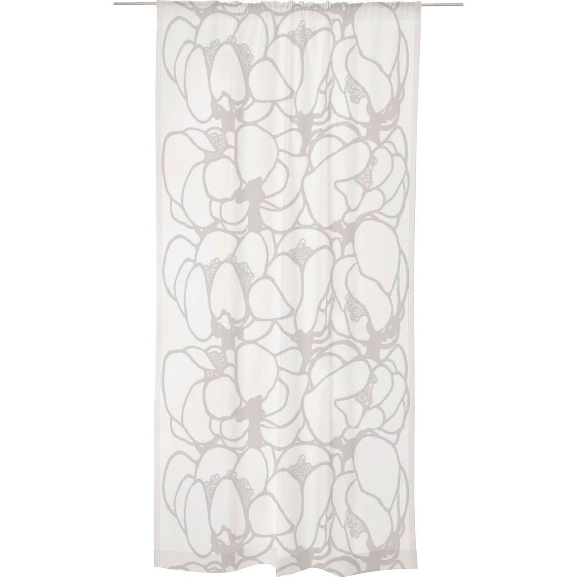 Sivuverho Vallila Makeba Classic SS23 140x250cm valkoinen | Taloon.com