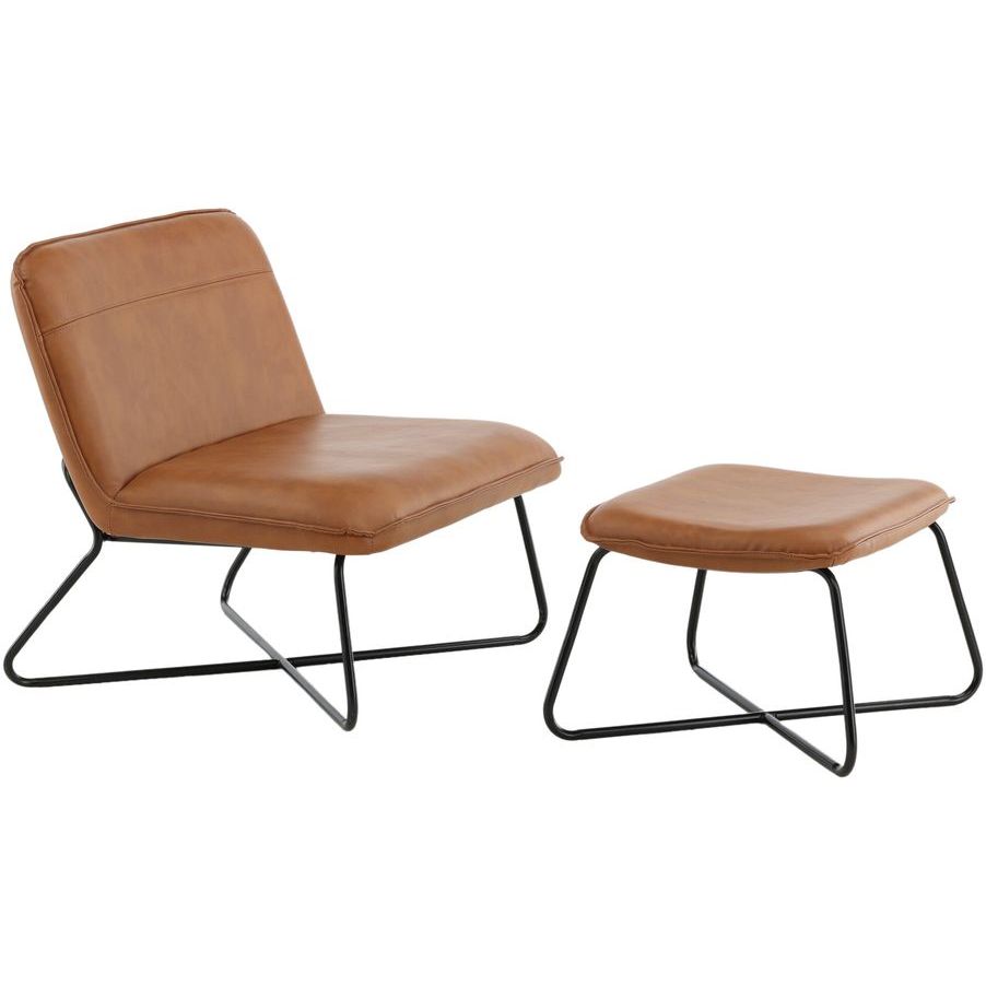 Nojatuoli ja rahi Venture Home X, ruskea | Taloon.com