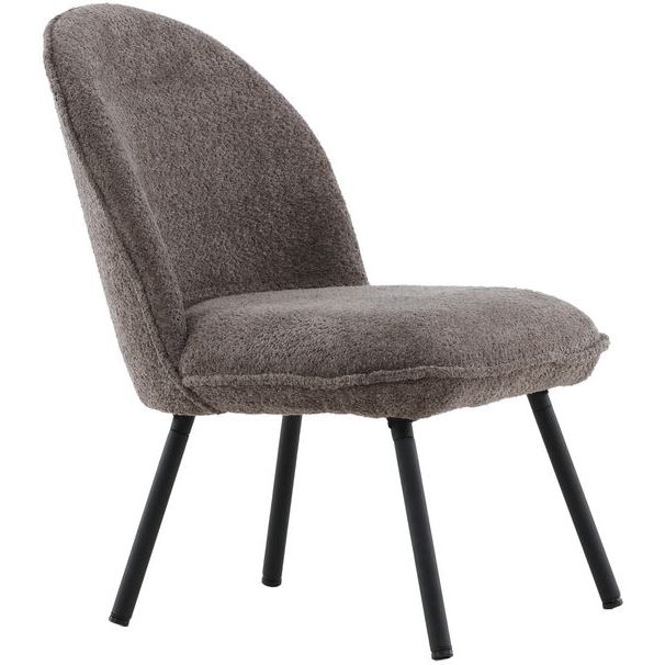 Nojatuoli Venture Home Polar, harmaa bouclé | Taloon.com