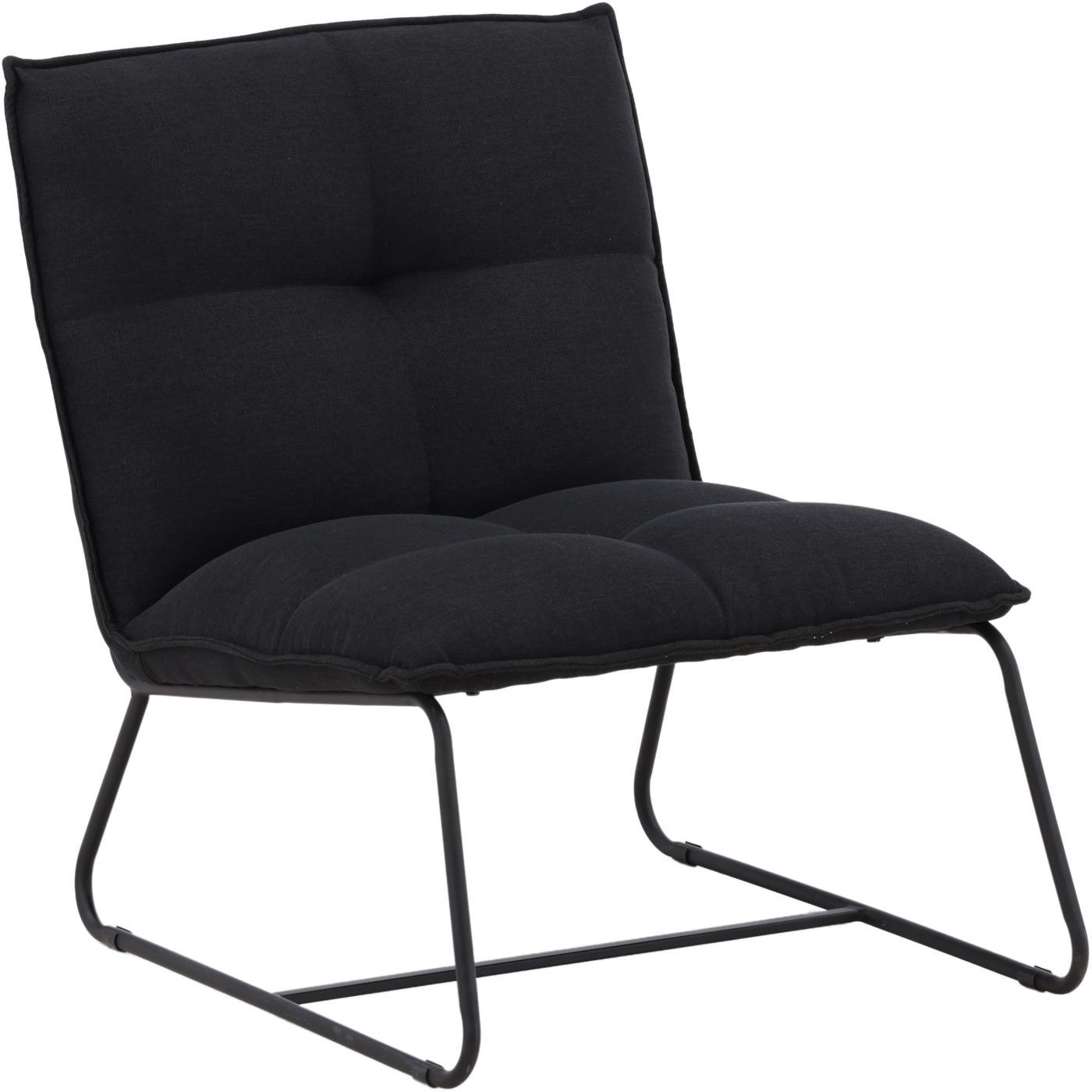 Nojatuoli Venture Home Madison musta | Taloon.com