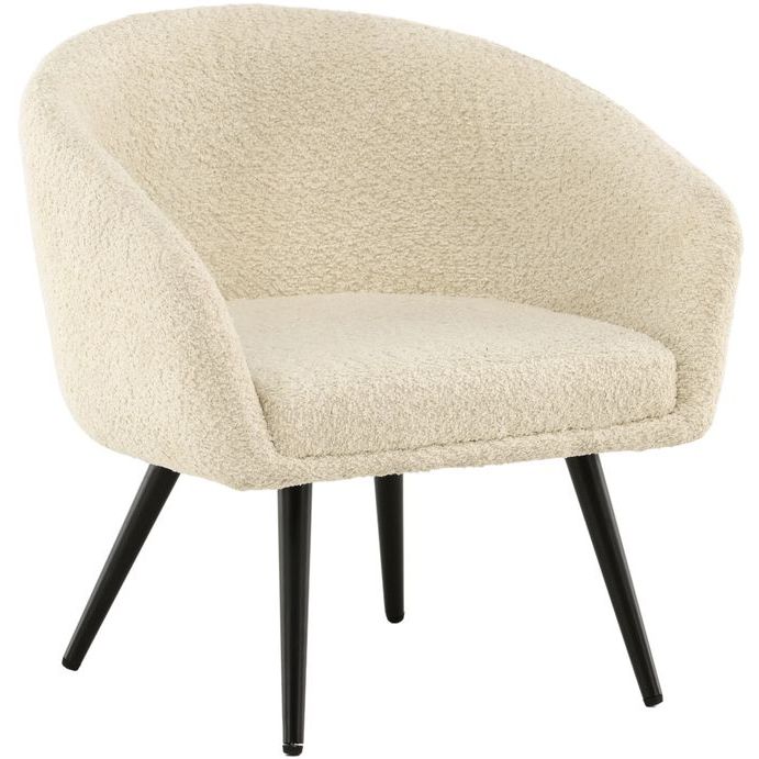 Lasten nojatuoli Venture Home Fluffy, valkoinen teddy | Taloon.com