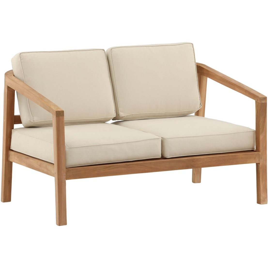 Sohva Venture Home Kenya, 2-istuttava, tiikki/beige | Taloon.com